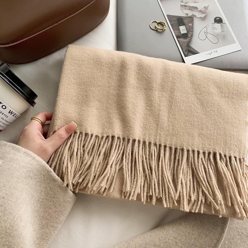 NOVA 2024 Anti-pilling cachecol feminino cachecol grosso de inverno com ...