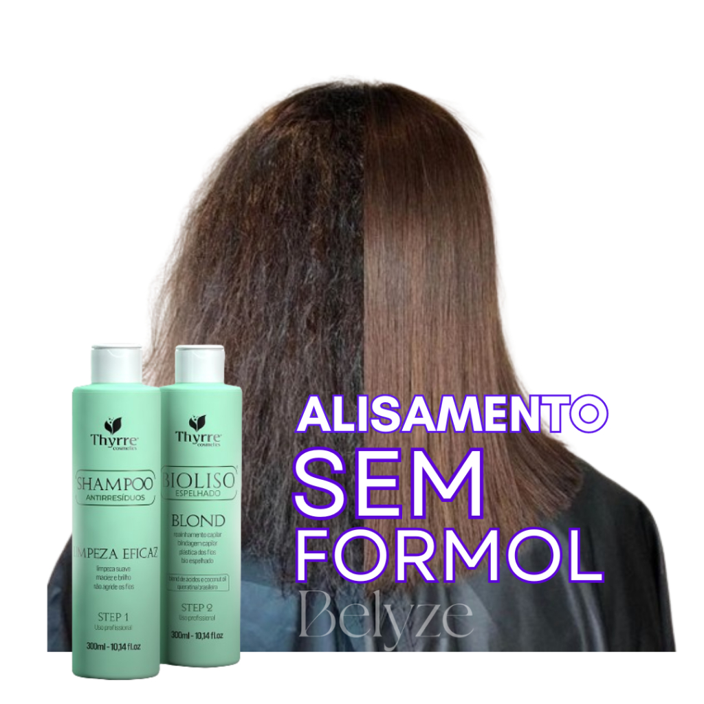 kit Alisamento Orgânico Brilho Sem Formol Bioliso Progressiva Liso 2 ...