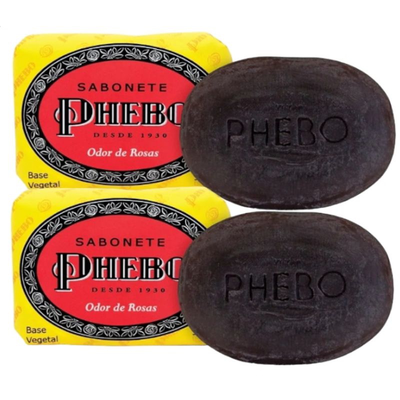 Sabonete Em Barra Phebo Odor De Rosas 90g Com 4 Unidades - Faz a Boa!