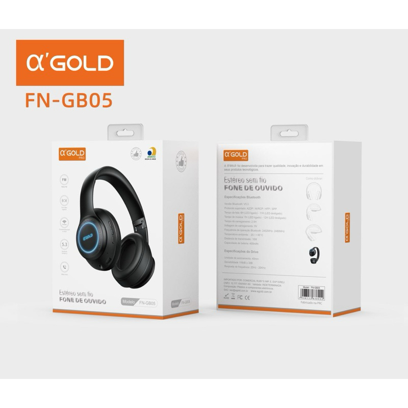 FONE DE OUVIDO ESTÉREO SEM FIO FN-GB05 | Shopee Brasil