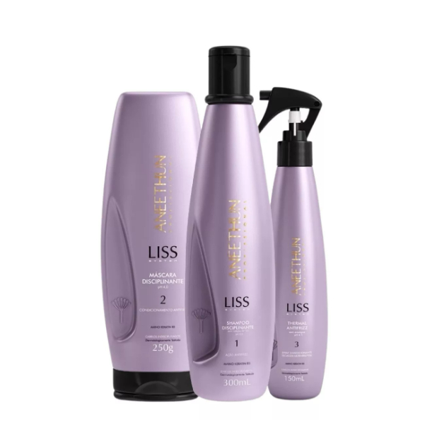 Liss System Aneethun - Kit Shampoo 300mL, Máscara 250g e Thermal ...