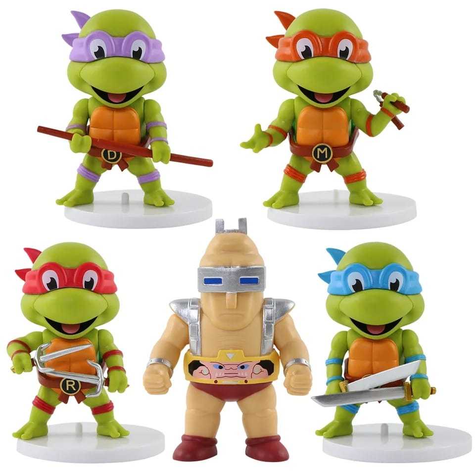 Action figure Tartarugas ninjas Leonardo, Michelangelo, Donatello e ...