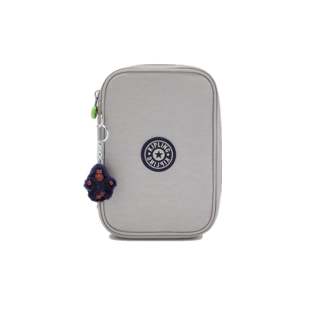 Estojo Escolar Kipling 100 Pens Playful Grey | Shopee Brasil