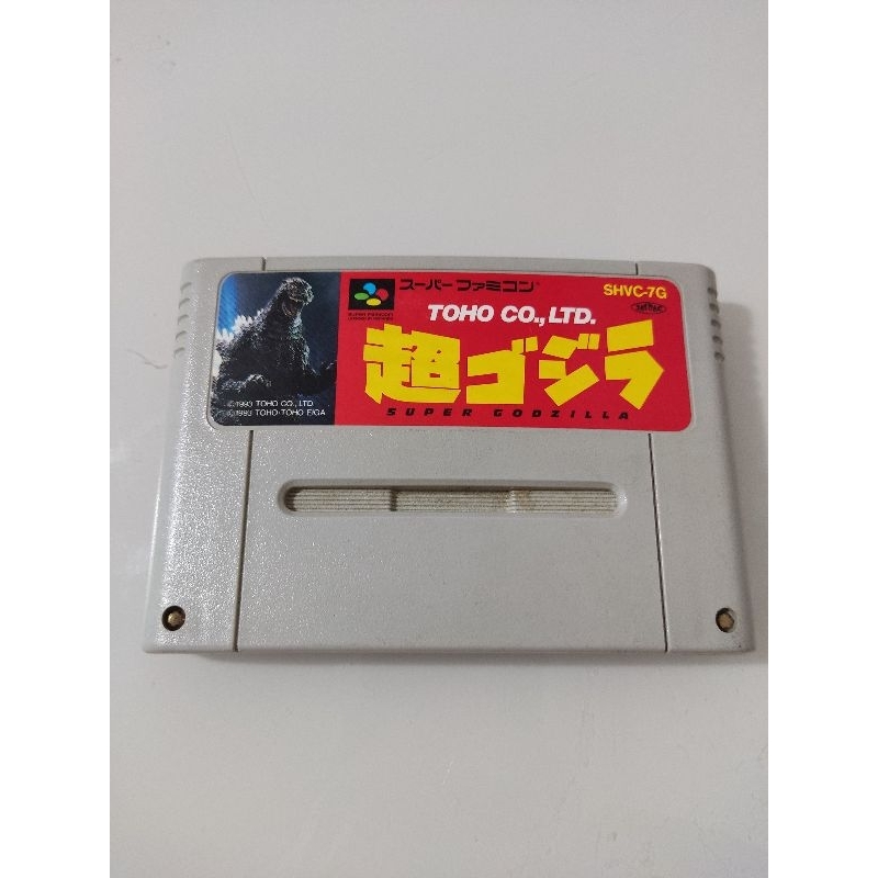 Godzilla Super Famicom Super Nintendo JAPONÊS Original | Shopee Brasil