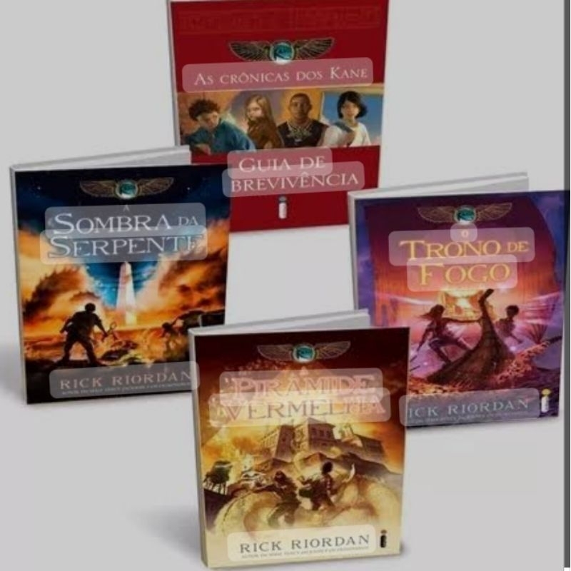 Box As Crônicas Dos Kane + Guia de sobrevivência - Rick Riordan ...