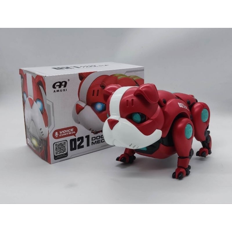 Cachorro Bulldog Robô Com Luz E Música Dog Mecha 021 | Shopee Brasil