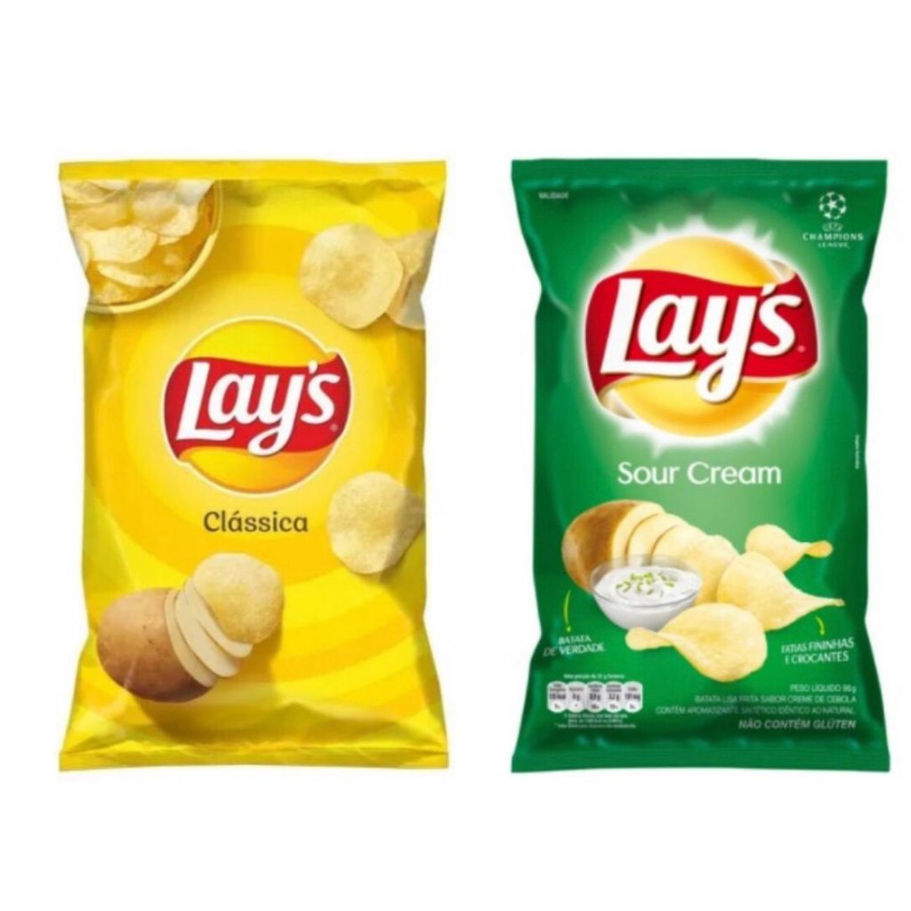 5 Unidades de Batata Lays 115g - Escolher Variação | Shopee Brasil