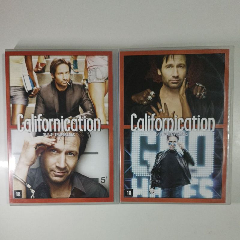 Dvds Californication - Temporadas 3°, 4°, 5° e 6° - 8 Discos | Shopee ...