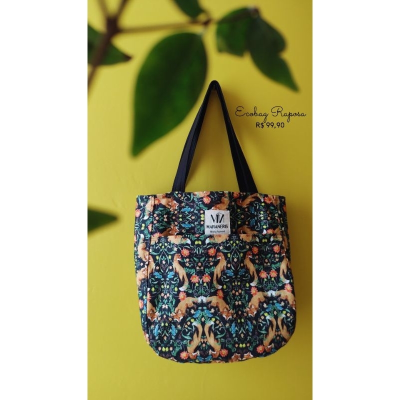 Ecobag Raposa | Shopee Brasil