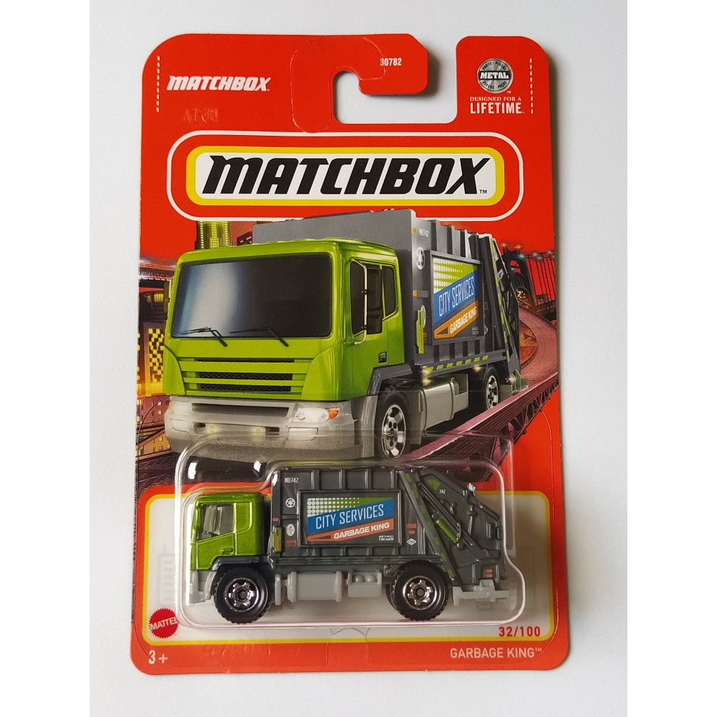 Miniatura Garbage King Matchbox | Shopee Brasil