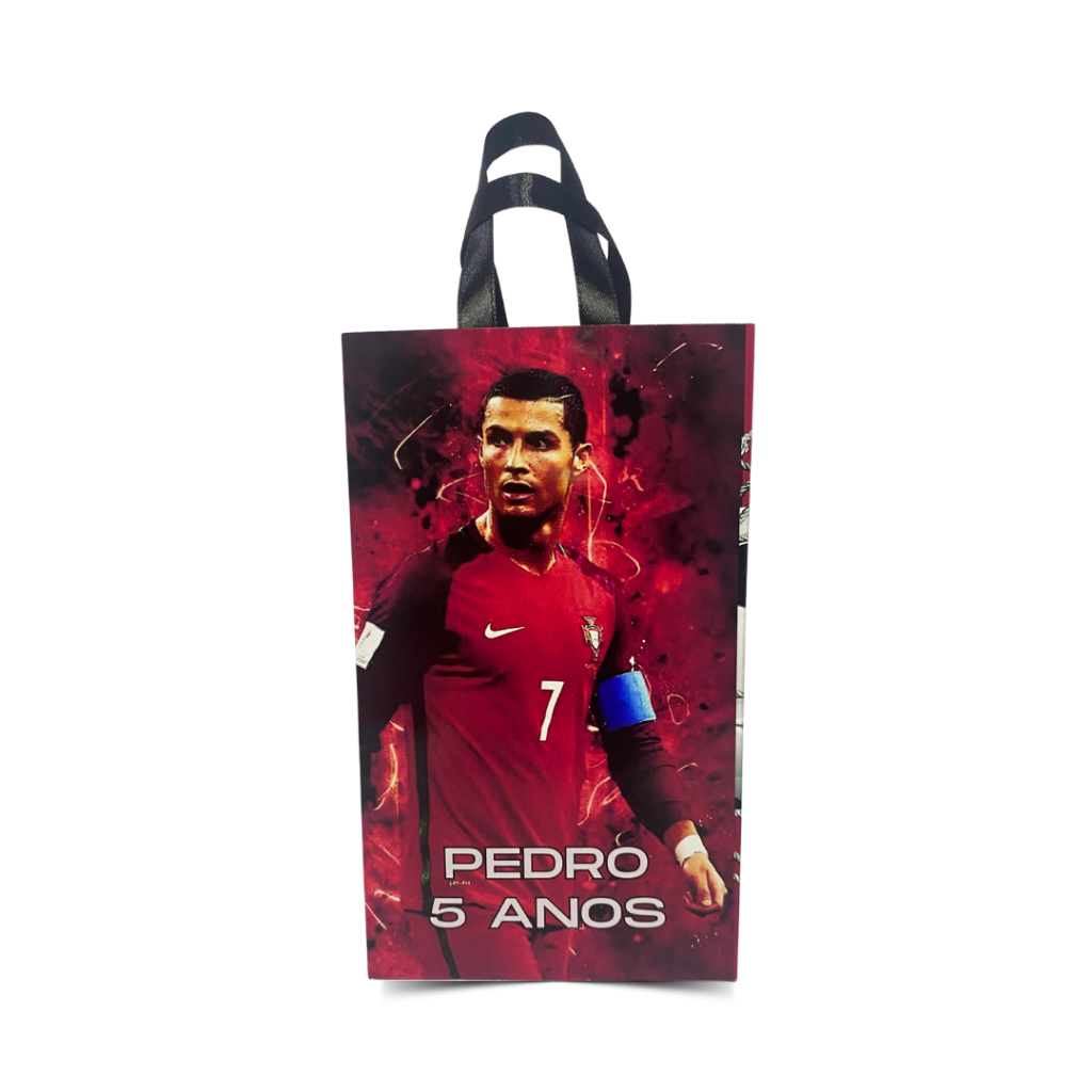 15 lembrancinha sacolinha personalizada Cristiano Ronaldo CR7 | Shopee ...
