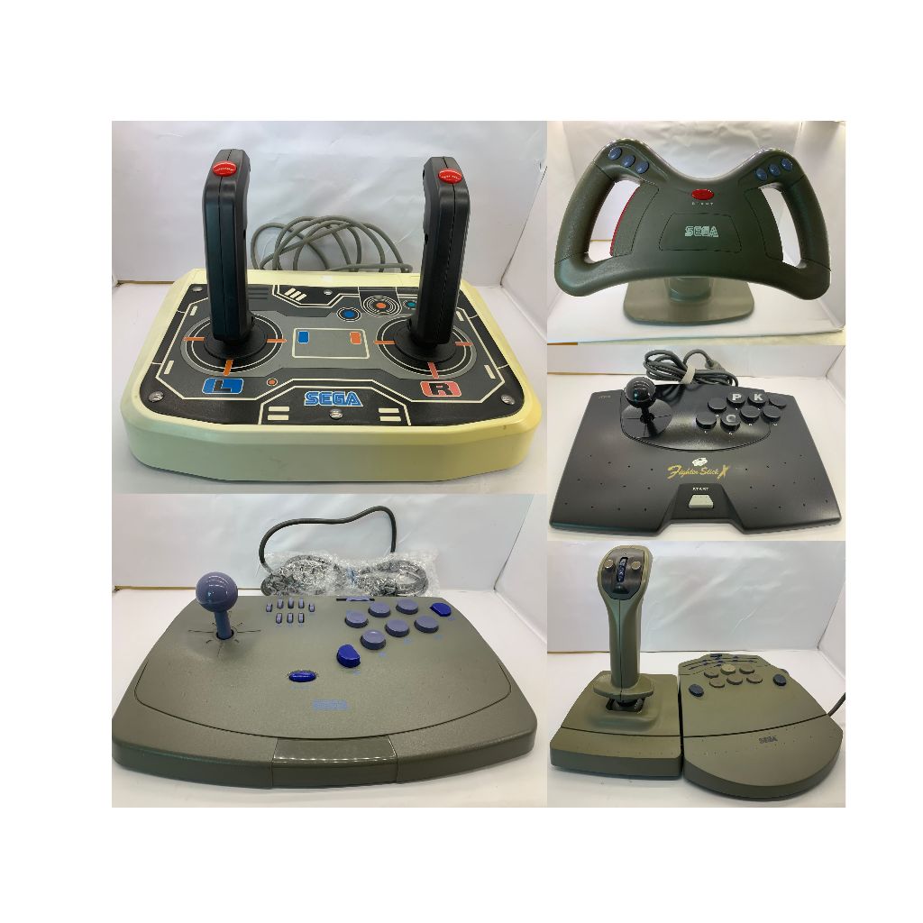Controles e Manete de Sega Saturno Manche, Volante, Arcade Originais ...