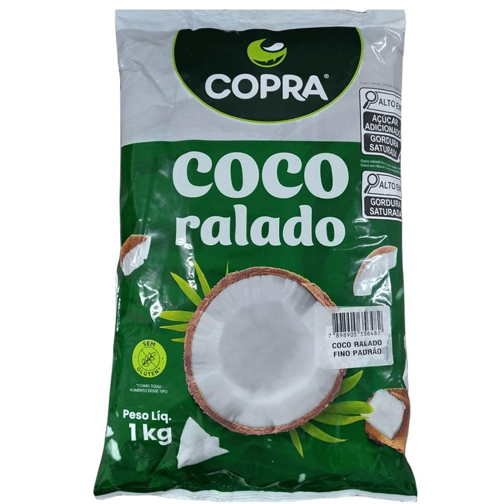Coco Ralado Fino Linha Profissional Copra de1kg | Shopee Brasil