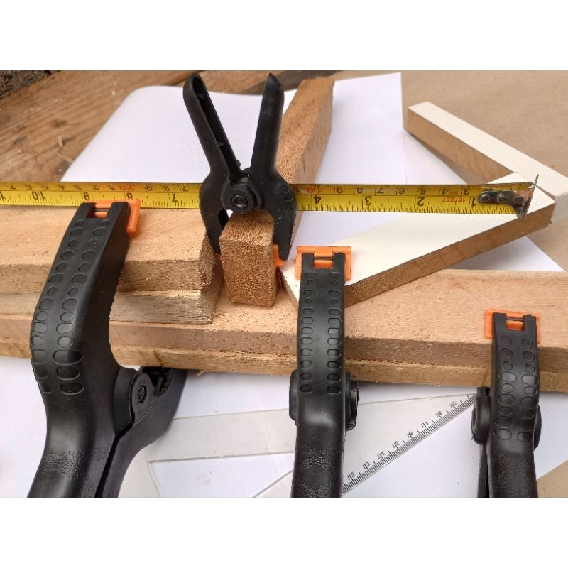 12 Grampos sargento multiuso pressão forte vários tamanhos | Shopee Brasil