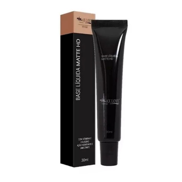 BASE LÍQUIDA MATTE HD MAX LOVE 30 ML | Shopee Brasil