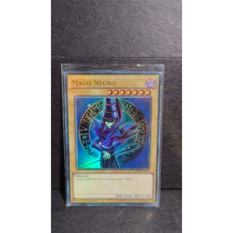 Yu-Gi-Oh mago negro ultra rara | Shopee Brasil