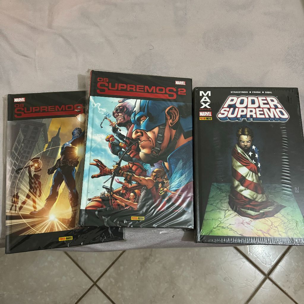Os Supremos Vol. 1 e 2 + Poder Supremo - Panini Comics - Marvel ...