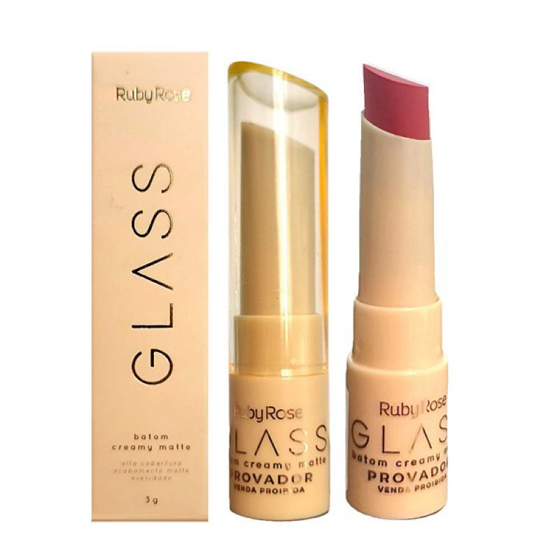Batom Creamy Matte Glass - Ruby Rose | Shopee Brasil
