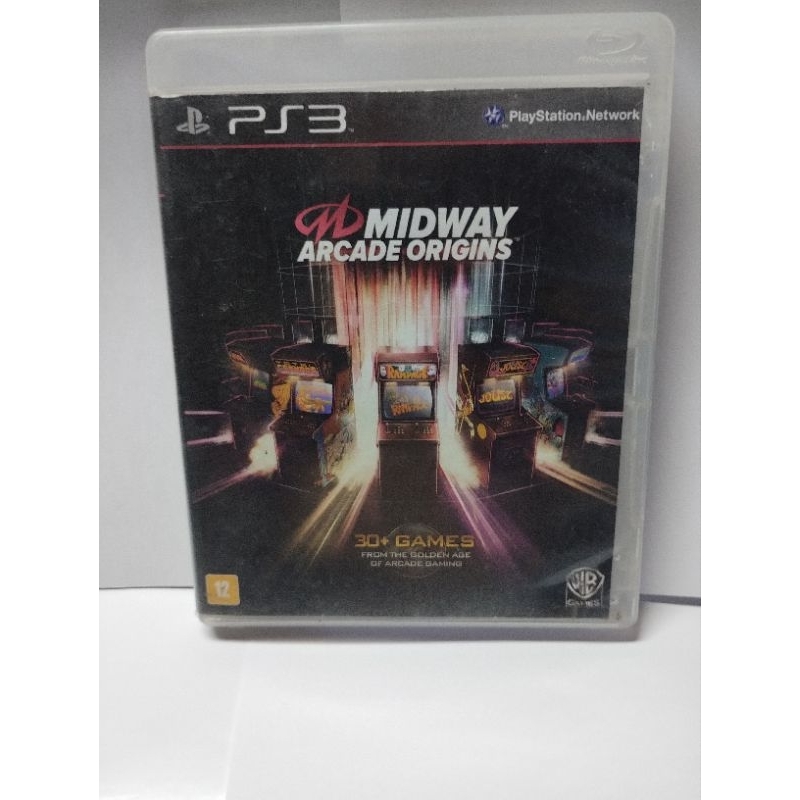 Midway Arcade PS3 ( com riscos funcionando normal) | Shopee Brasil