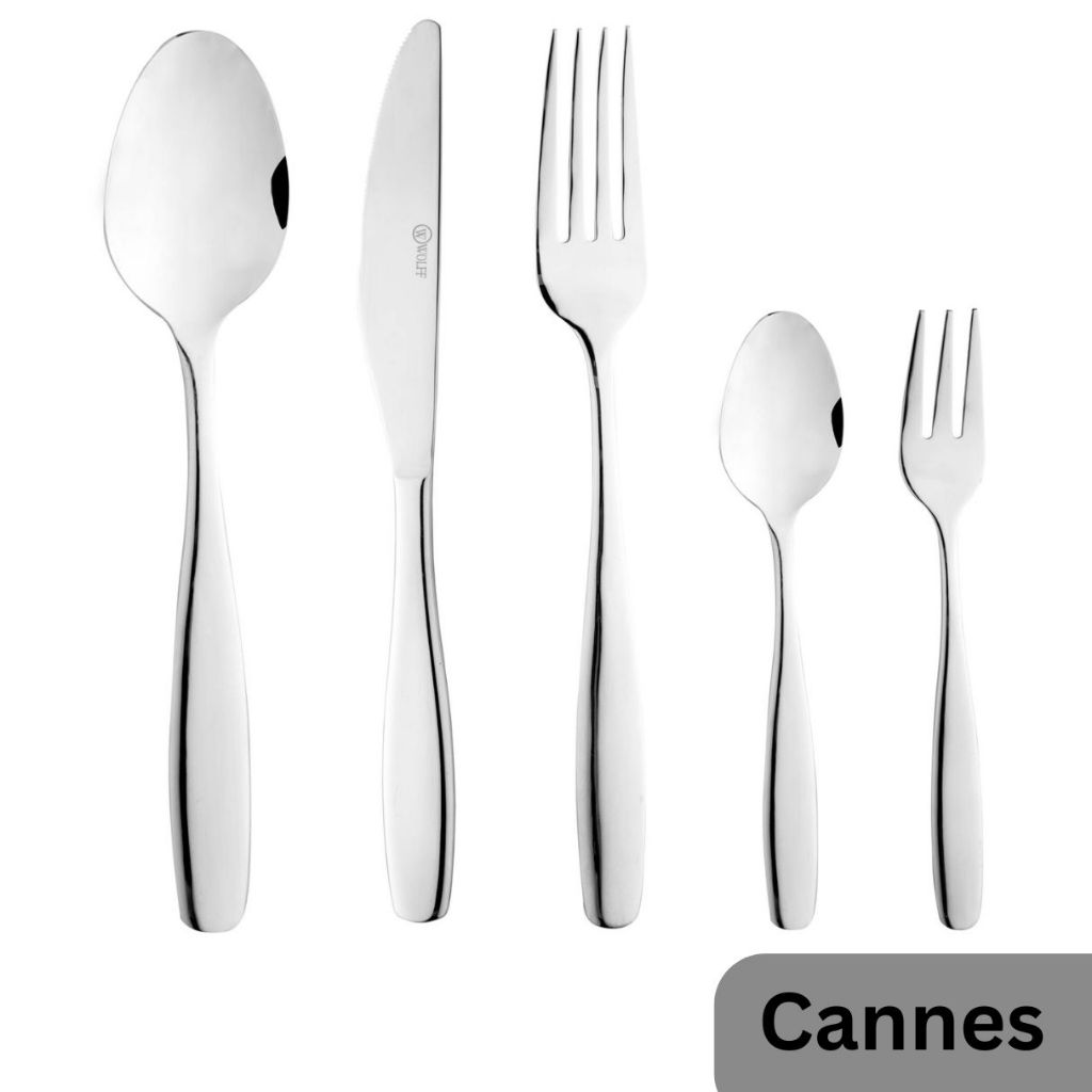 Jogo Talheres Faqueiro Wolff 16 a 30 Peças Modelos Nice, Veneza, Cannes ...