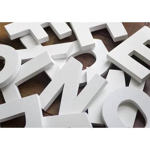 Letras em PVC expandido 20mm 130x36 | Shopee Brasil
