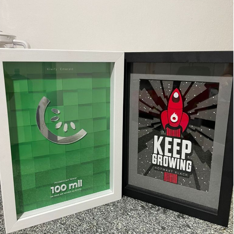 Kit marketing digital placas kiwify 100 mil e hotmart black - Faz a Boa!