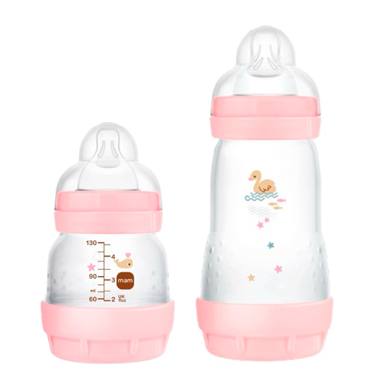 Kit 2un Mamadeira MAM Starter Anticólica 130ml e 260ml | Shopee Brasil
