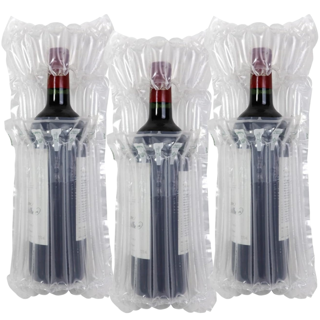 20 embalagem Wine Bag para transporte de vinho bebidas garrafas em viagem mala voo, saco airbag ...