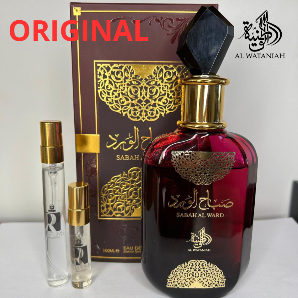 Perfume árabe Sabah Al Ward Al Wataniah Eau de Parfum 2 5 e 10ml ...