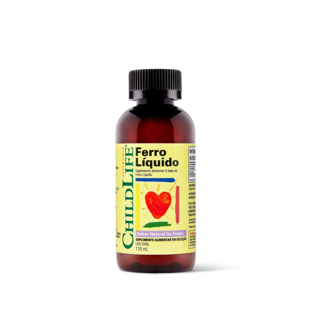 Ferro Líquido ChildLife Suplemento Alimentar Infantil 118ml | Shopee Brasil