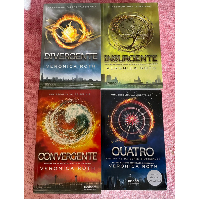 Saga divergente volume 1,2,3 e 4 (leia a descrição) | Shopee Brasil