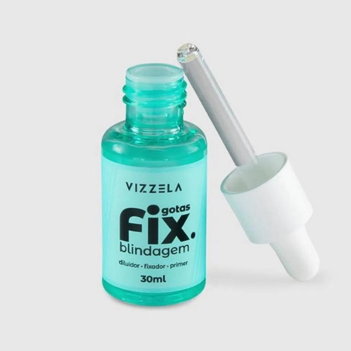 Gotas Fix Blindagem Fixador de Maquiagem Vizzela | Shopee Brasil