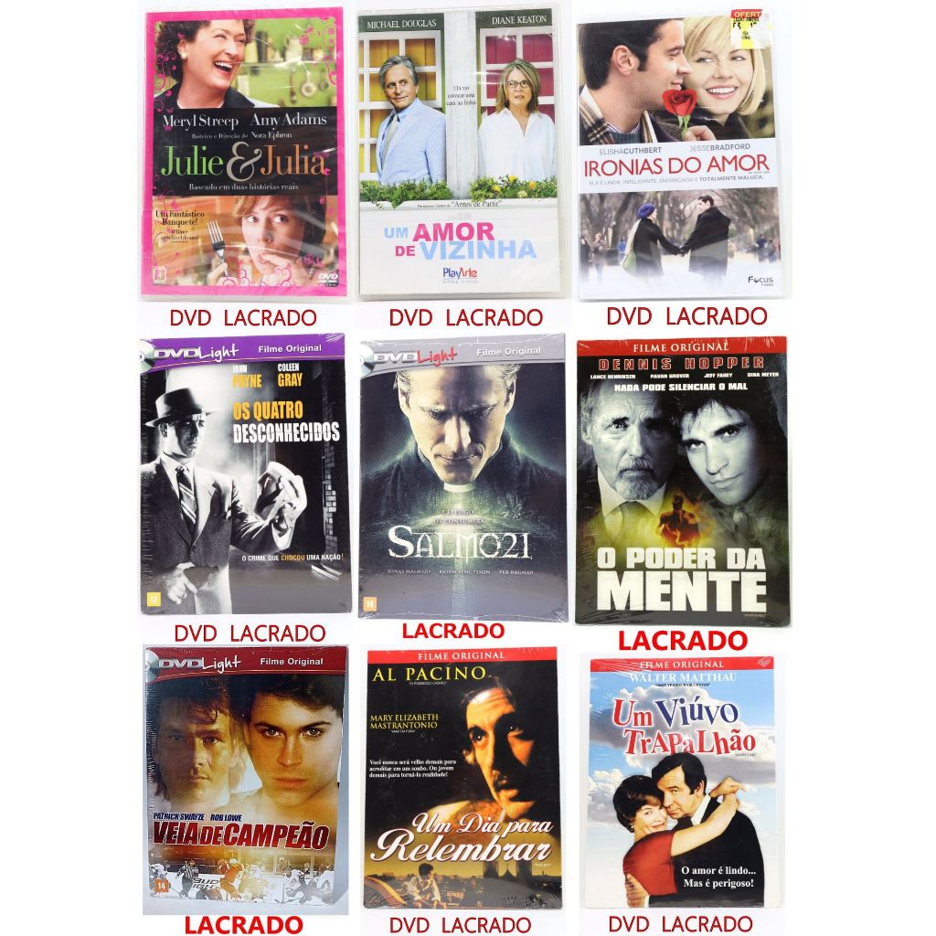 Dvds Originais Lacrados Diversos / DVD Original Lacrado / Filmes ...