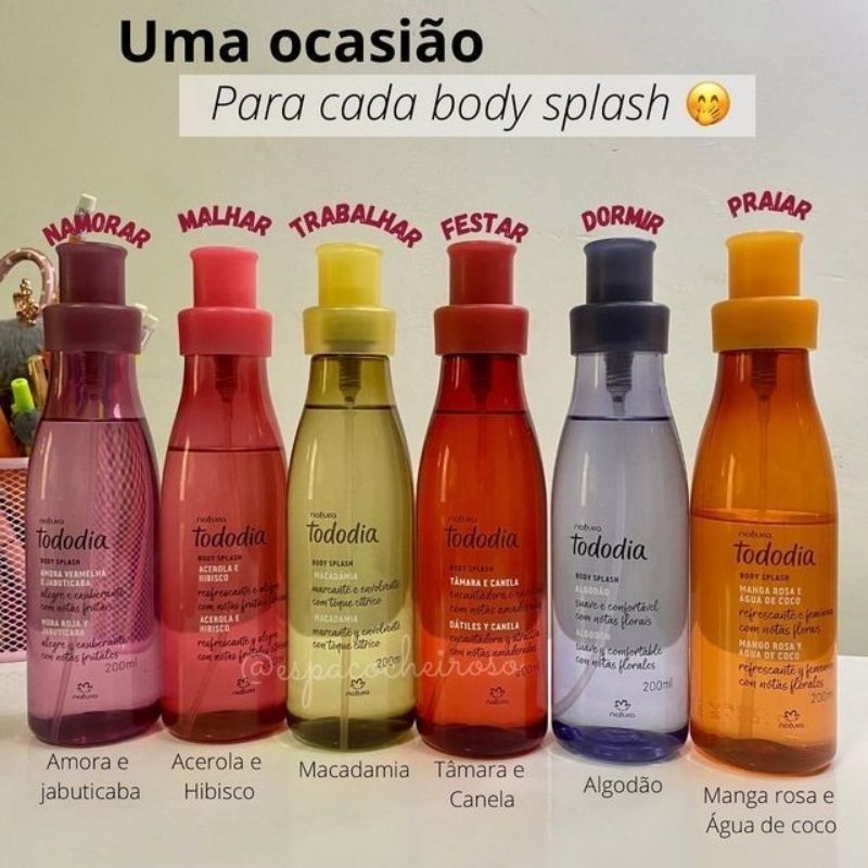 Body Splash Natura Tododia | Shopee Brasil