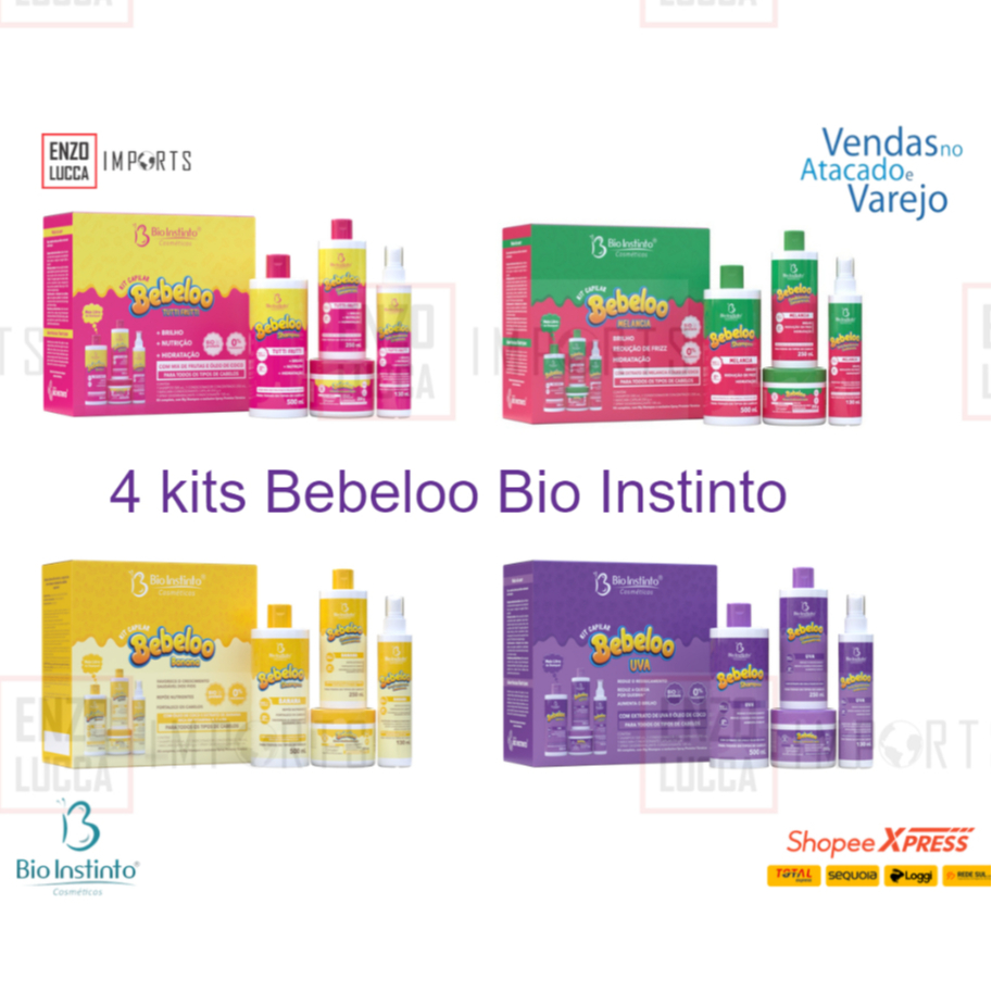 4 Kits Bebelo Bio Instinto | Shopee Brasil