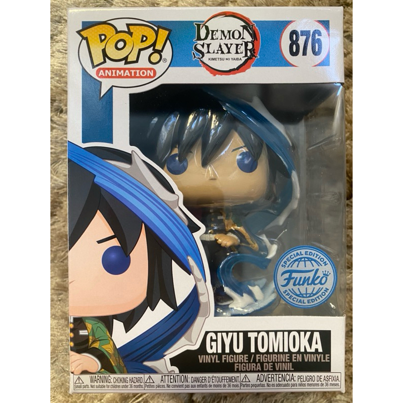 Funko Pop Demon Slayer Giyu Tomioka 876 Novo Original | Shopee Brasil
