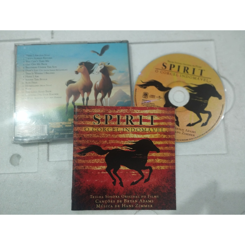 Cd - Bryan adams - Trilha Sonora do Filme Spirit O Corcel Indomavel ...