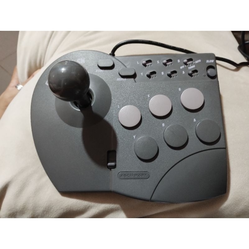Controle ARCADE Fighter Stick SN Super Nintendo/super Famicom | Shopee ...