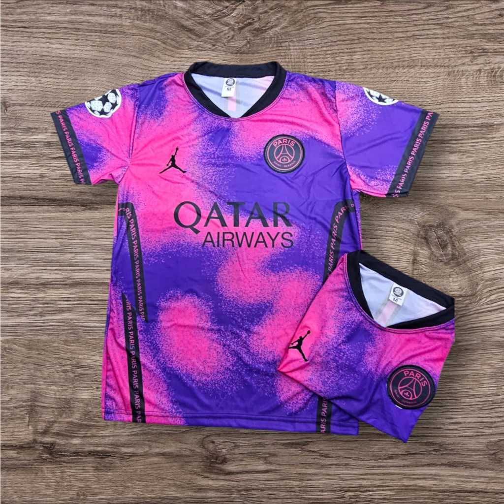 CAMISETA DO PSG ROSA NÚMERO 7 UNISSEX | Shopee Brasil
