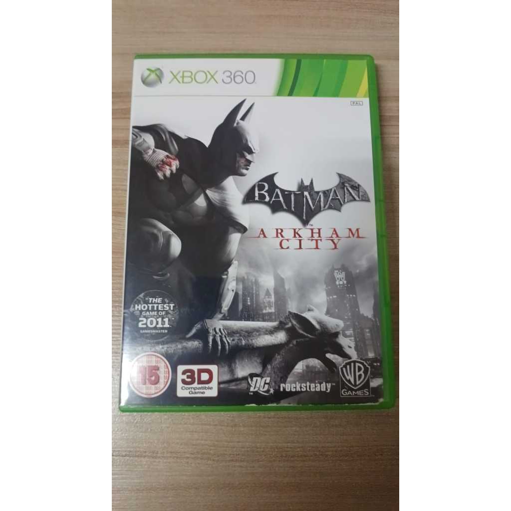 Batman Arkham City - Xbox 360 - Mídia Física Original | Shopee Brasil