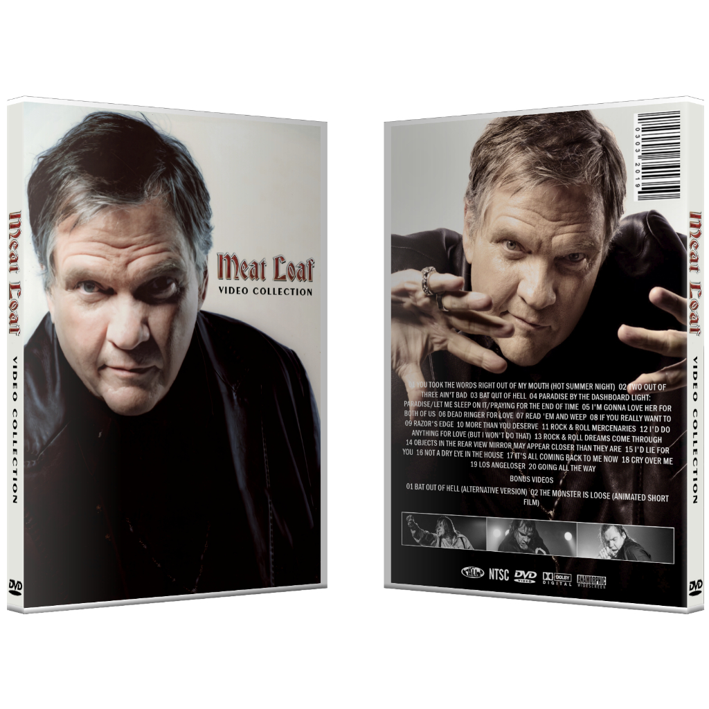 DVD MEAT LOAF - VIDEO COLLECTION (fan made) | Shopee Brasil