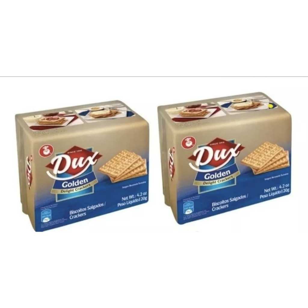 KIT 2 BISCOITOS CRACKER DUX GOLDEN Importado Colômbia 120G | Shopee Brasil