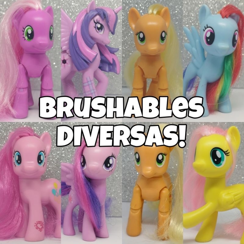 My Little Pony Brushables 8cm Originais Variadas | Shopee Brasil