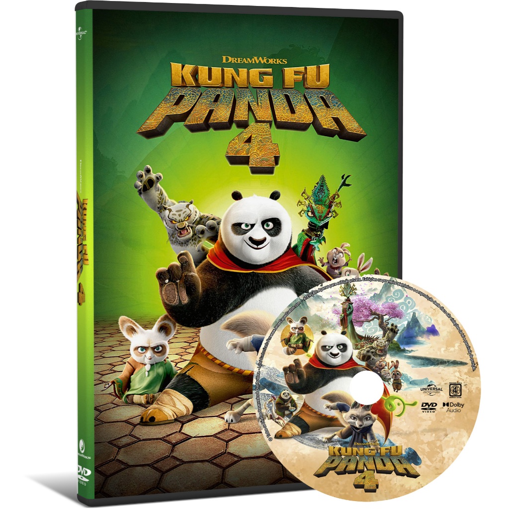 DVD Kung Fu Panda 4 (2024) | Shopee Brasil