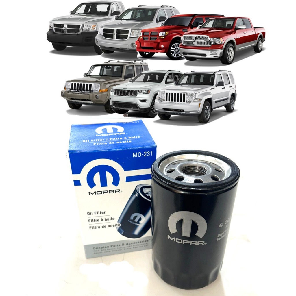 Filtro de Óleo Mopar Chrysler Dodge Dakota Durango Nitro Ram 1500 Jeep ...