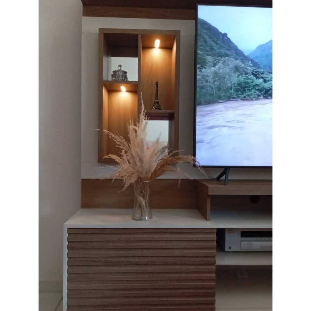 Kit 2 Mini Buquês de capim dos Pampas. leia a descrição antes de ...