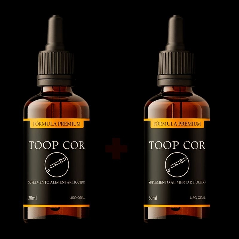 Tratamento 2 meses TOOP COR ORIGINAL 100%natural sabor LARANJA | Shopee ...