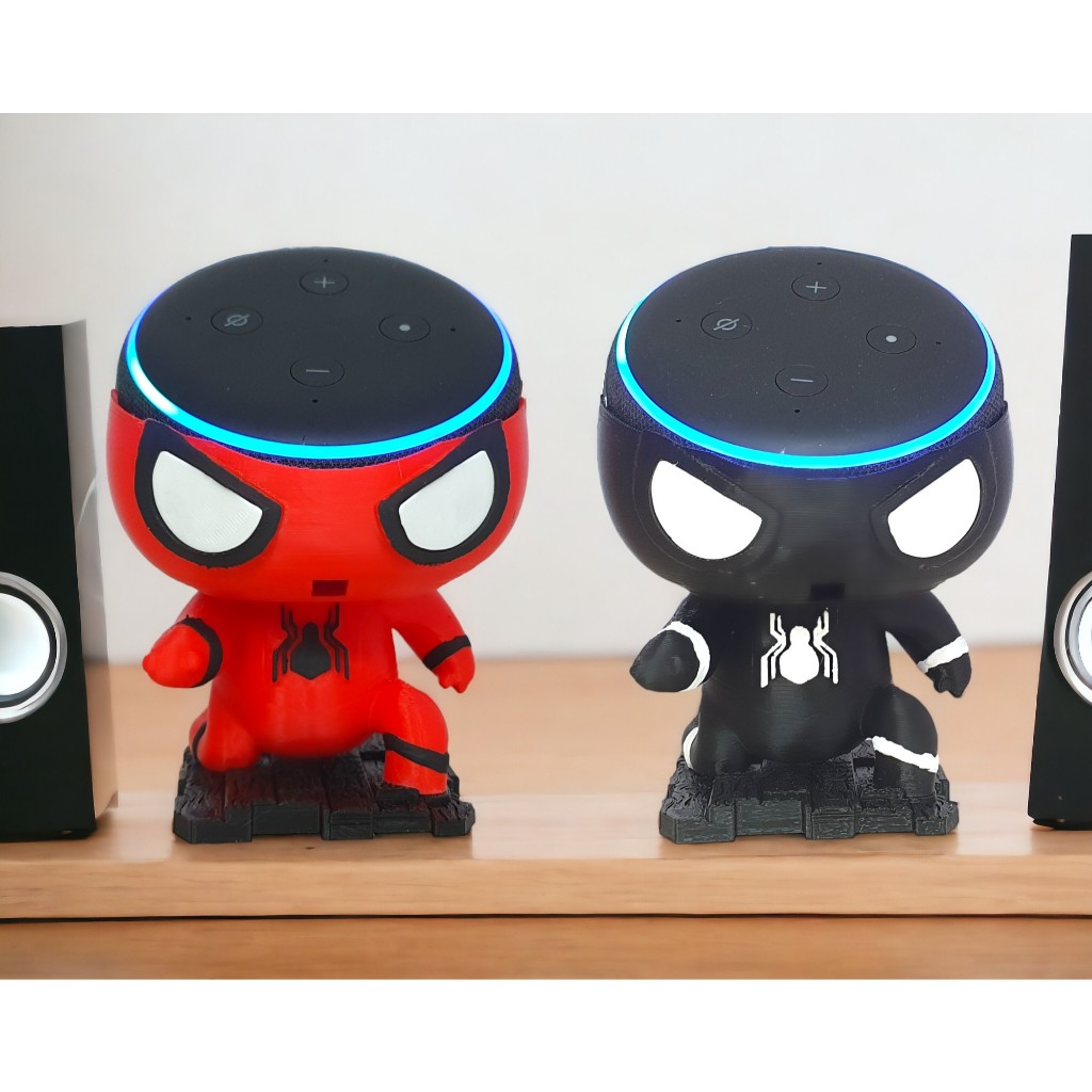 Suporte Alexa Echo Dot 3 Homem Aranha Spider Man Marvel - Presente ...