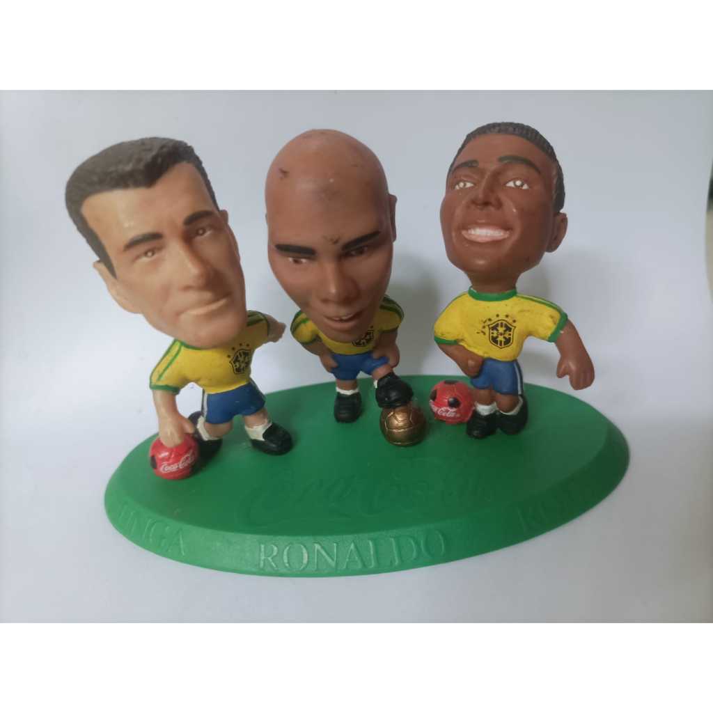 MINI CRAQUE COCA COLA COPA DO MUNDO 1998 - TRIO DE JOGADORES DUNGA ...