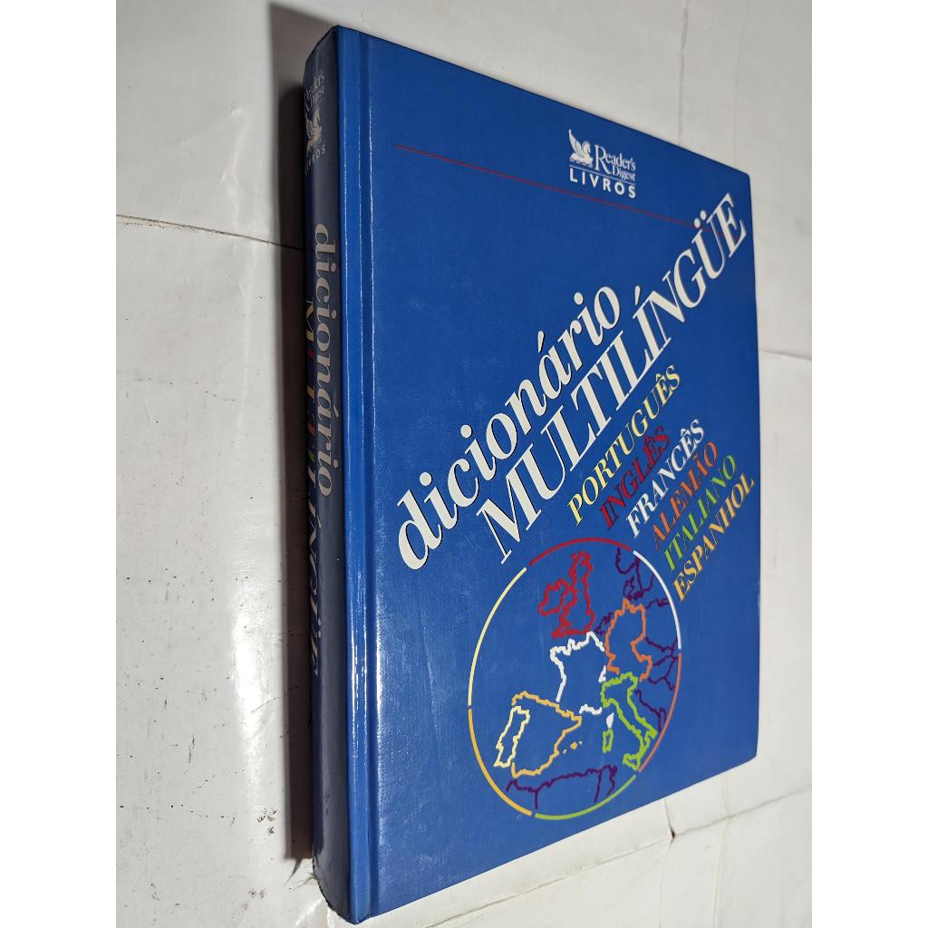 LIVRO - Dicionário Multilíngue: Português, Inglês, Francês, Alemão ...